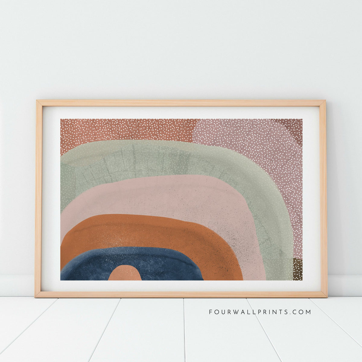 Rainbow Bark Blue – Four Wall Prints